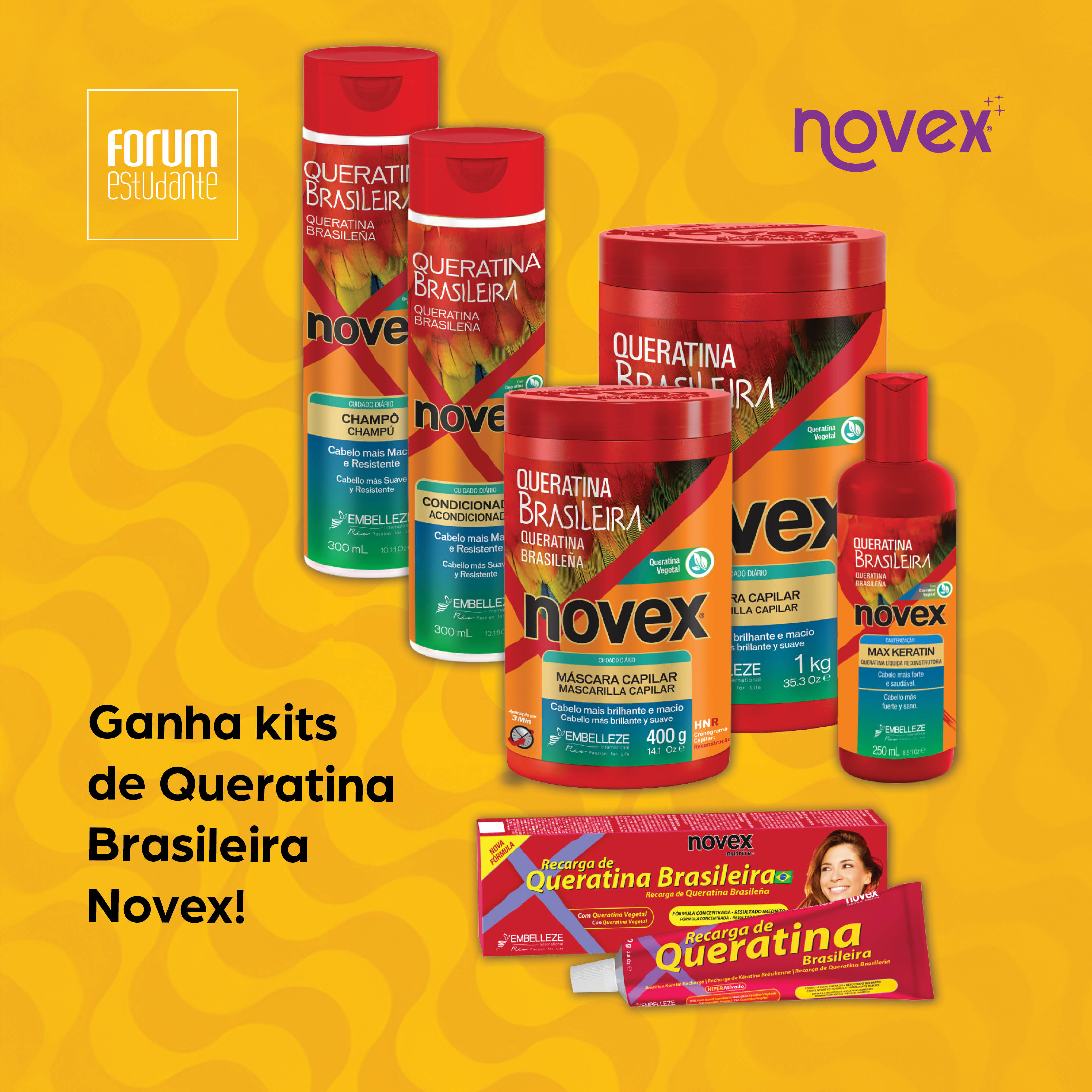 Passatempo! Ganha um kit Novex!